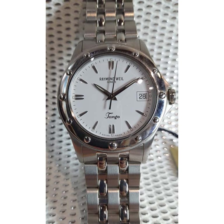 Reloj Raymond Weil "Tango" para caballero. En acero | Lamas Bolaño